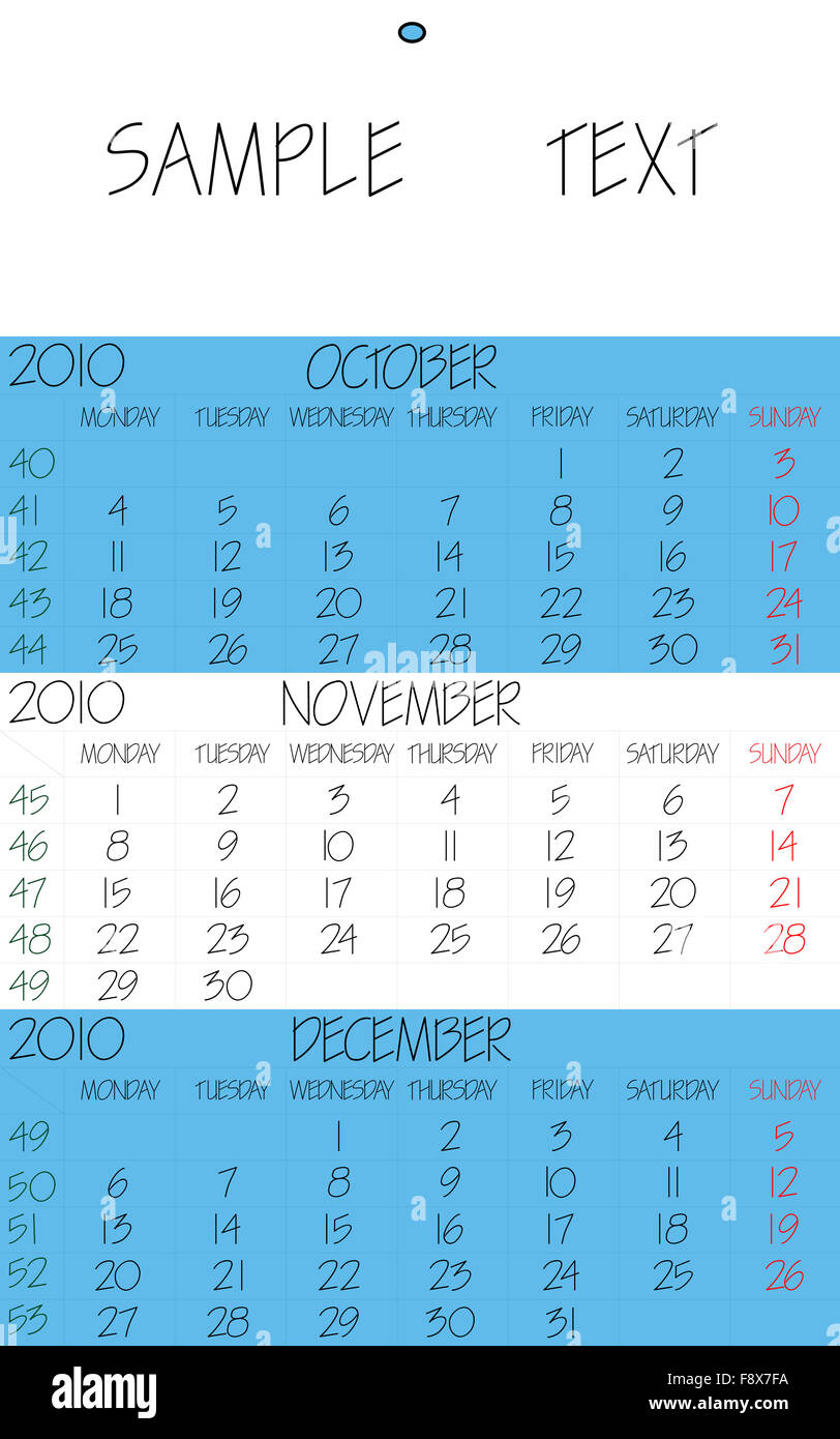 2010 agenda almanac annual art calendar calender hi-res stock ...