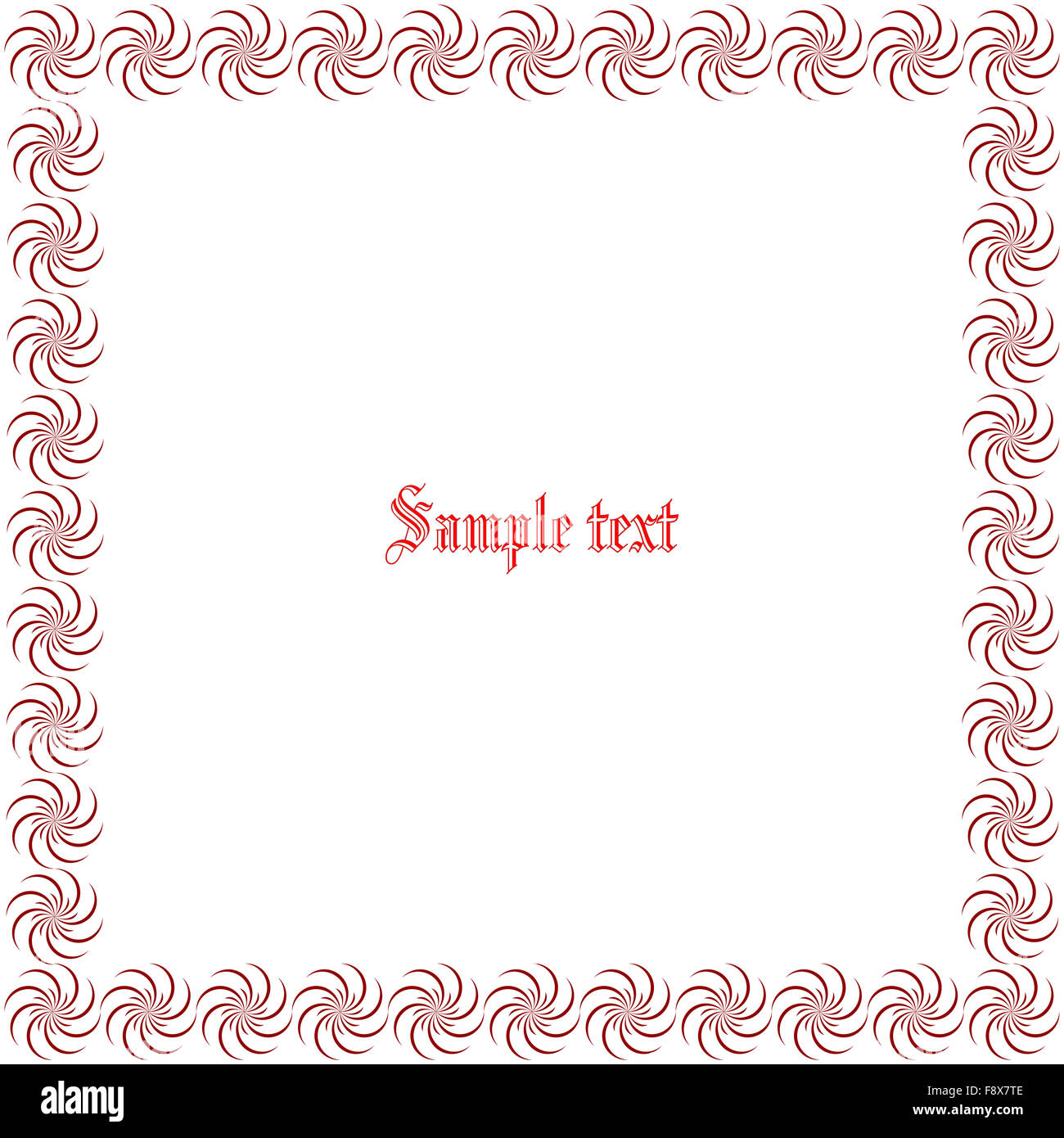 floral border with space for text Stock Photo - Alamy