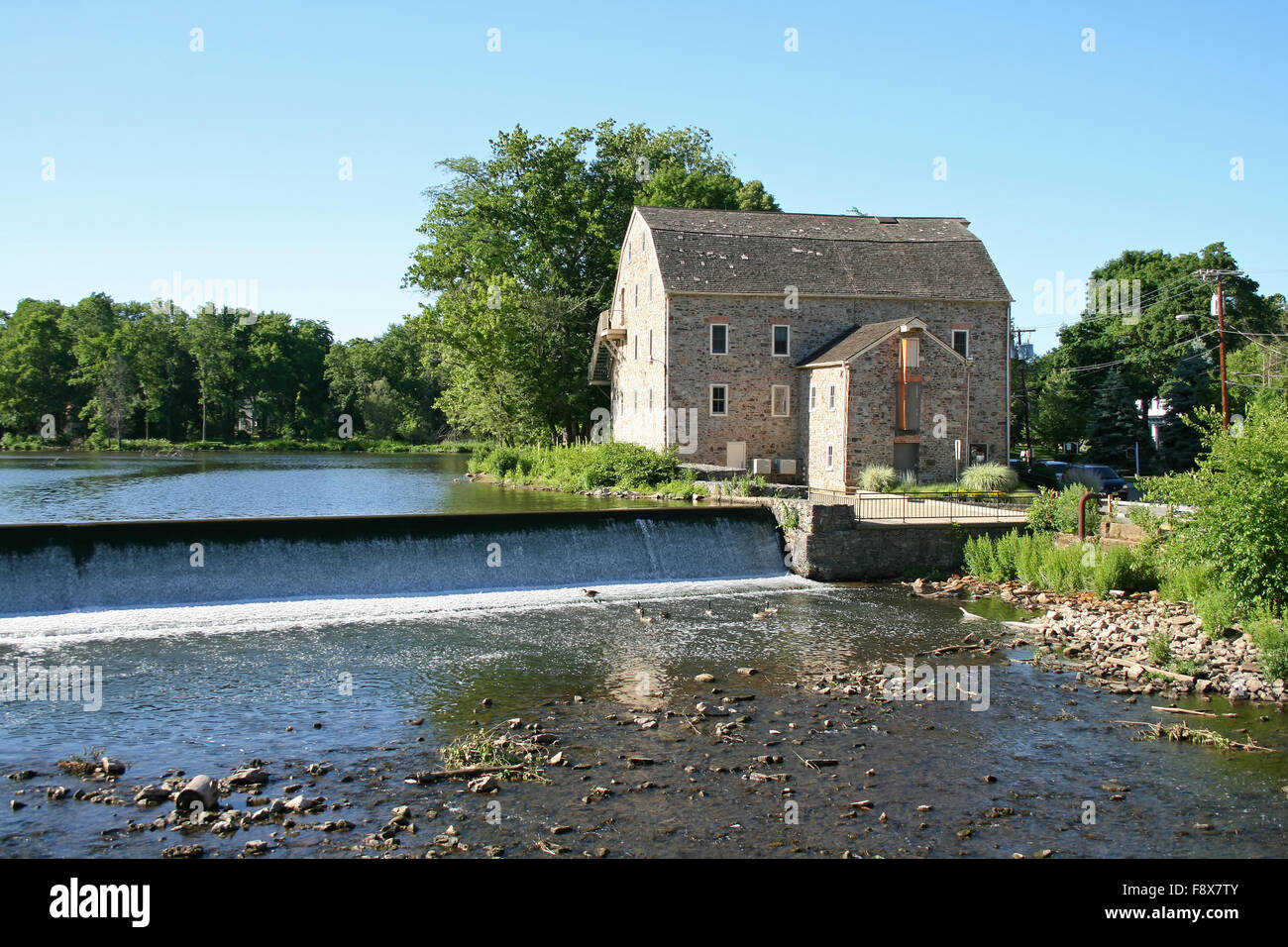 The Red Mill Stock Photo - Alamy