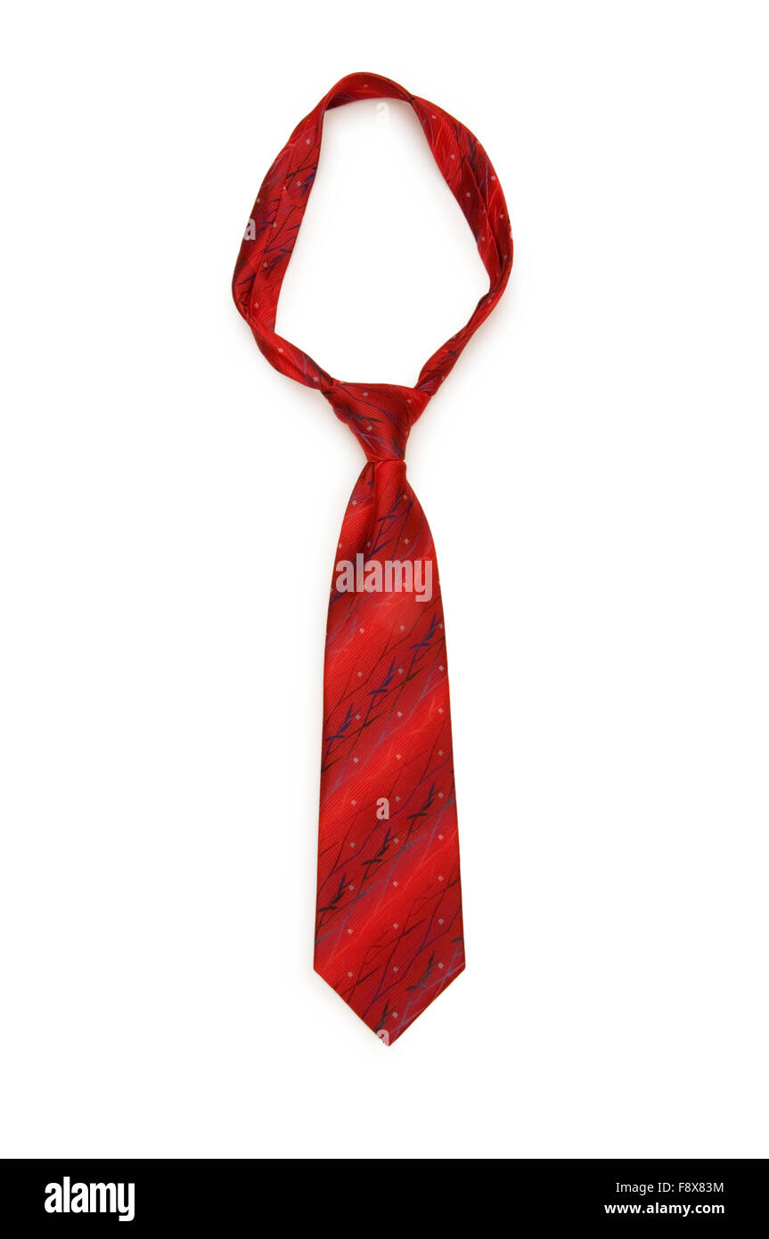 Neck tie isolated on the white background Stock Photo - Alamy