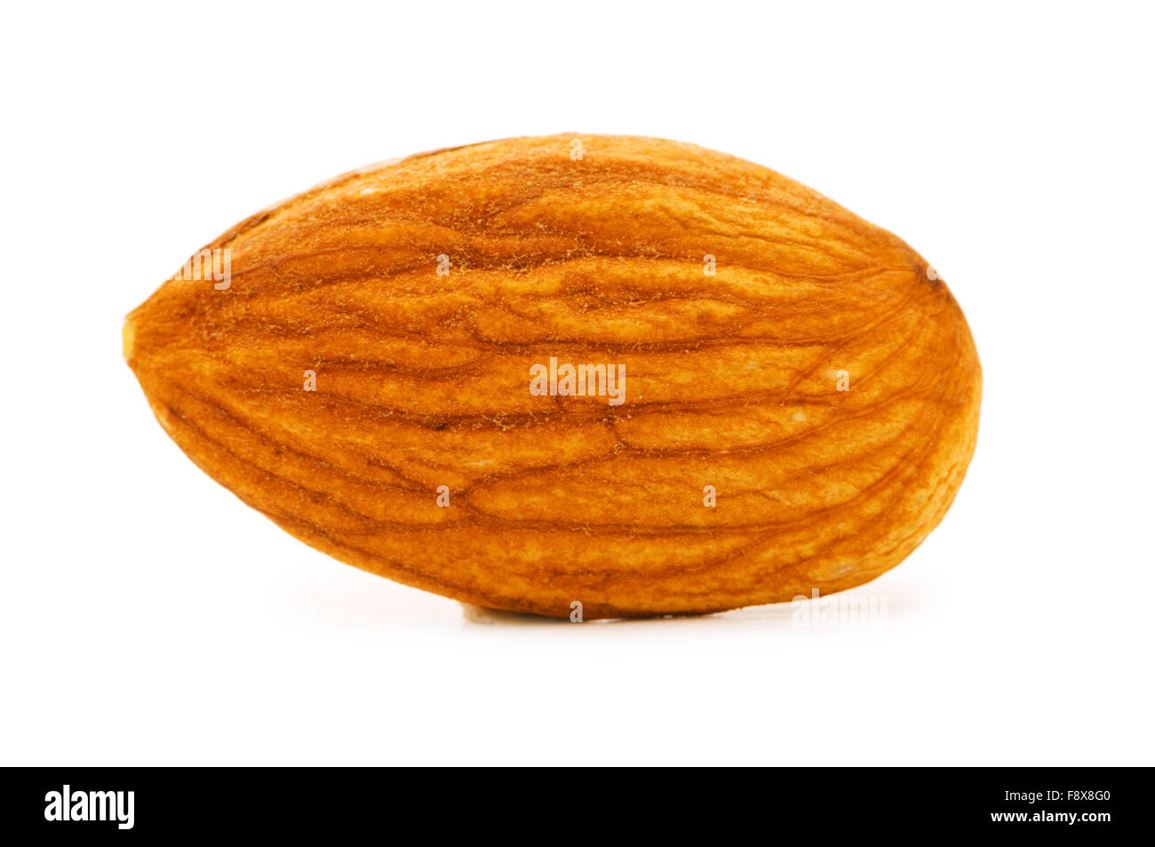 Fresh almond isolated on the white background Stock Photo - Alamy