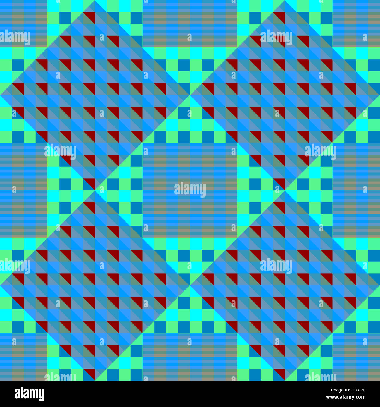 geometric blue seamless pattern Stock Photo - Alamy