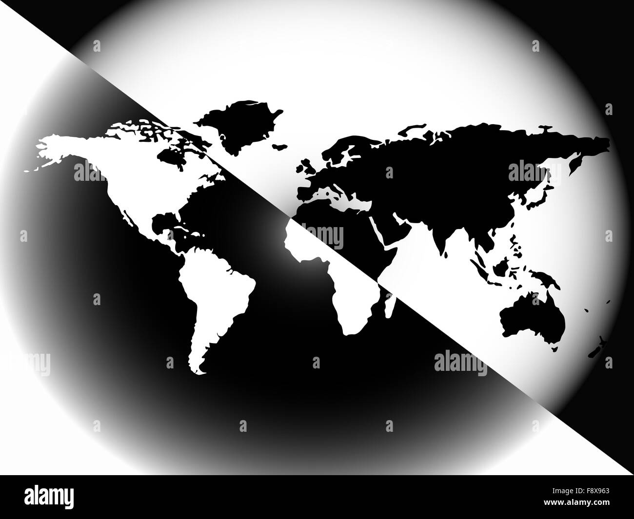 graphic world map Stock Photo - Alamy