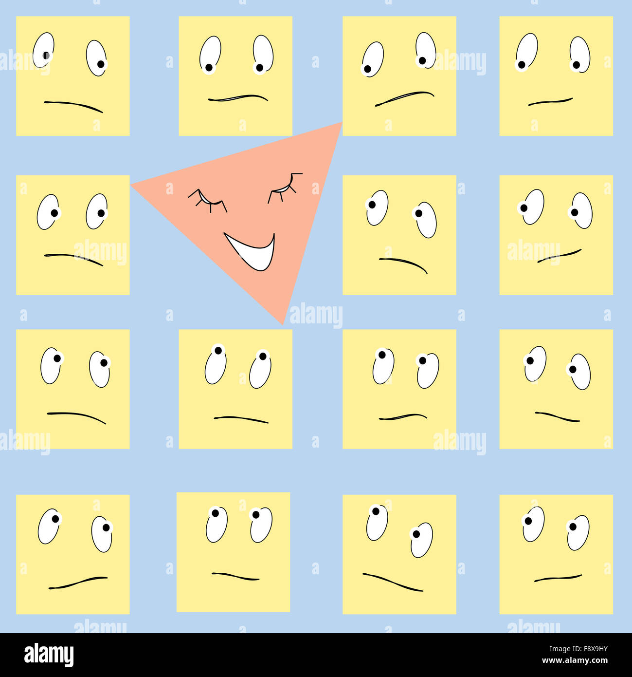 Sad triangle hi-res stock photography and images - Alamy