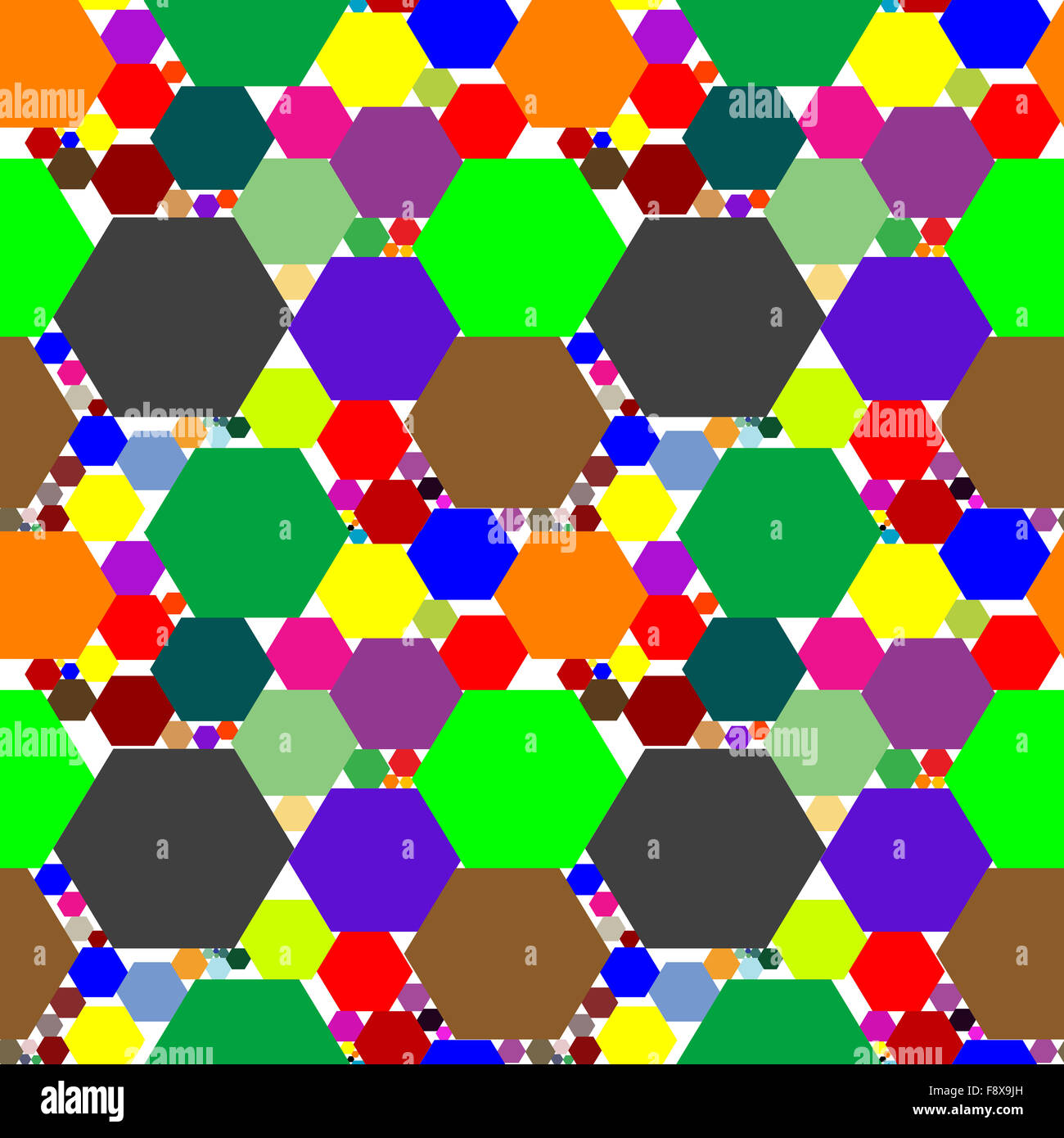 hexagon seamless pattern extended Stock Photo - Alamy