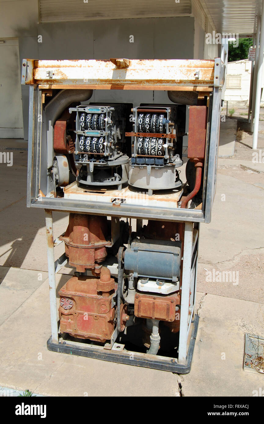 Rusting, deteriorating and abandoned gasoline pumps Stock Photo - Alamy