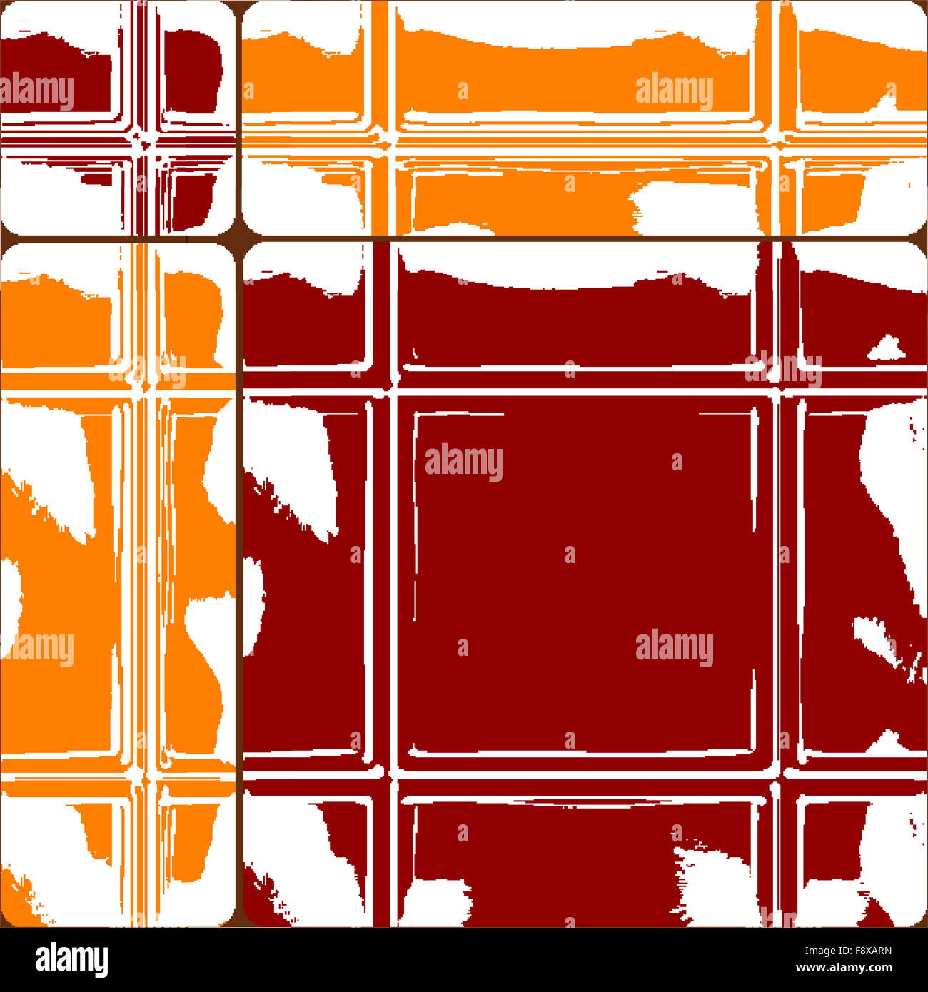 orange and red ceramic tiles Stock Photo - Alamy