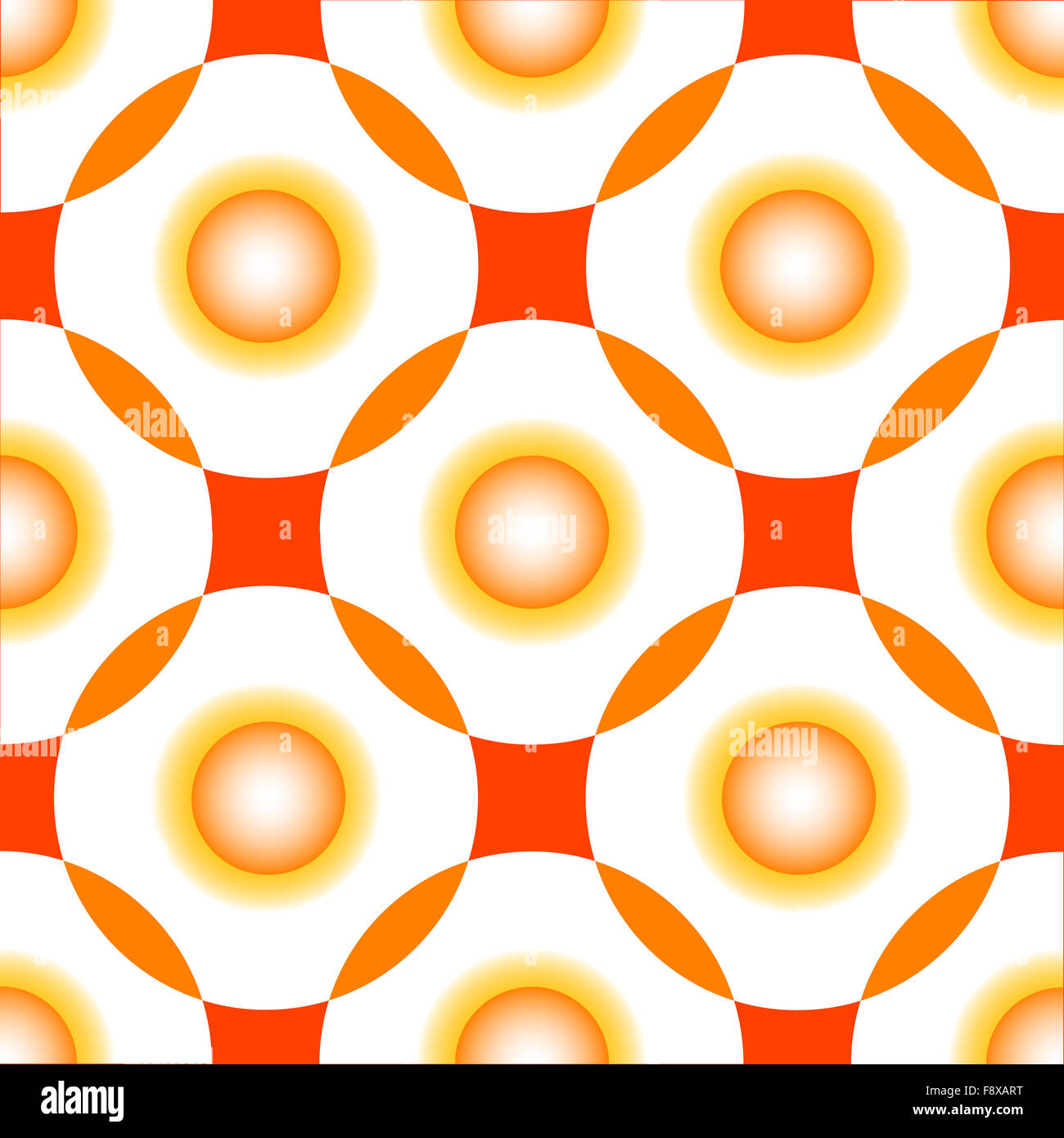 orange circles seamless pattern Stock Photo - Alamy