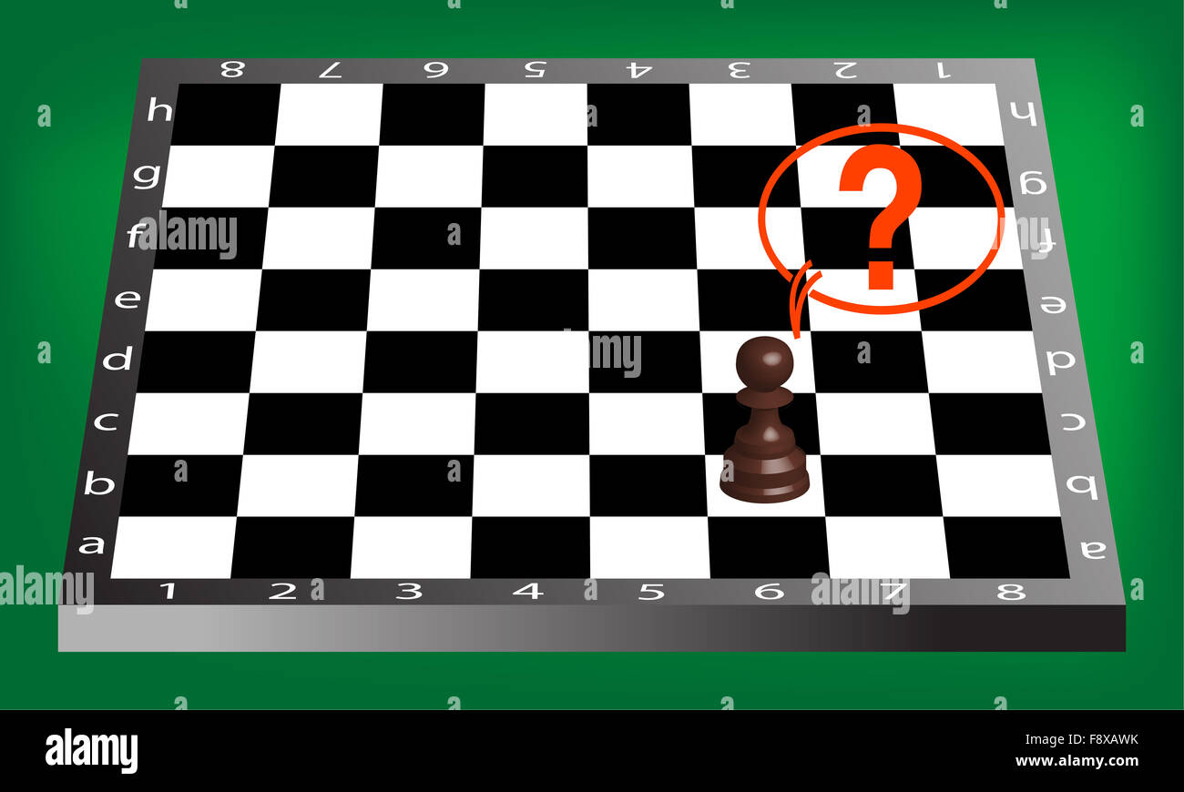 pown and chess board Stock Photo - Alamy