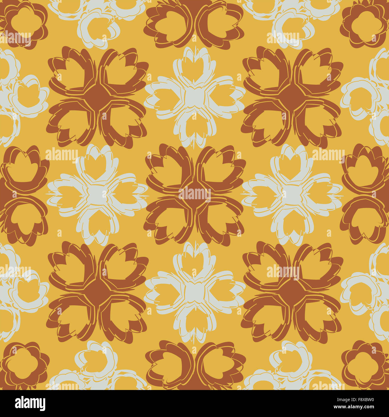 seamless flowers pattern Stock Photo - Alamy