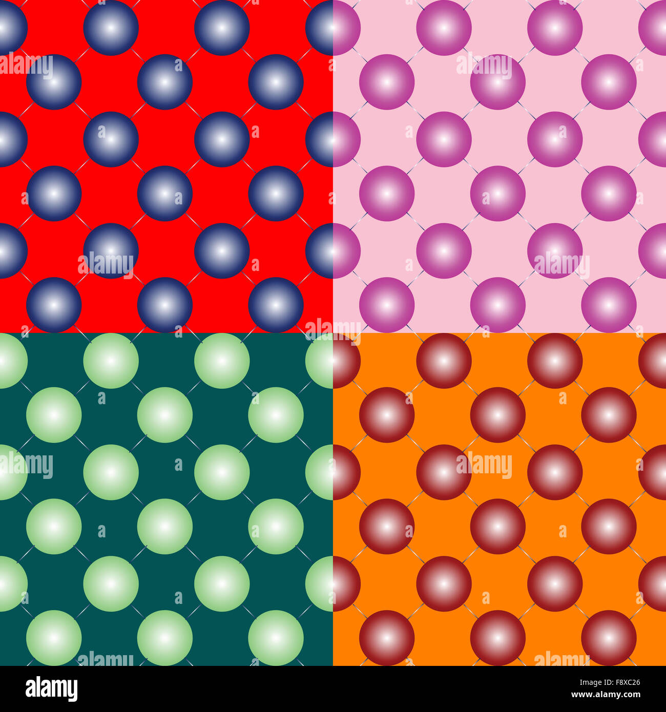 spheres seamless pattern Stock Photo - Alamy