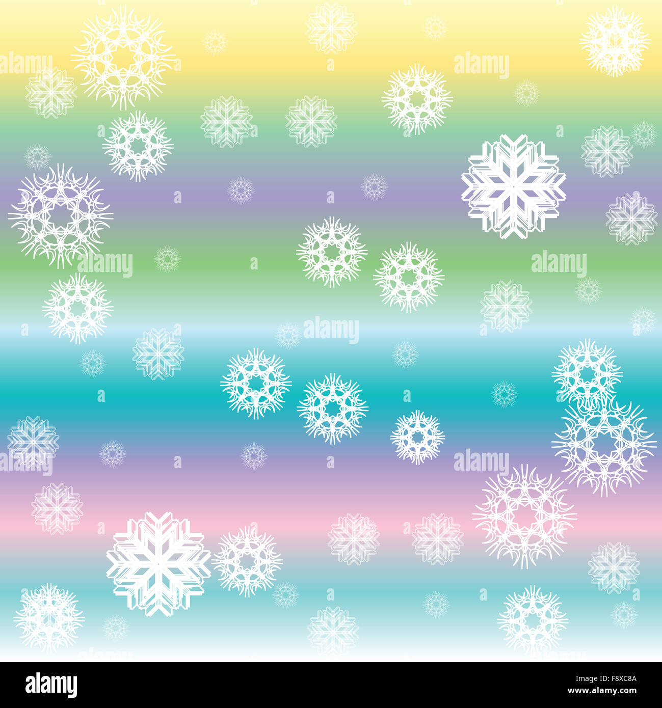 White snow flakes hi-res stock photography and images - Alamy