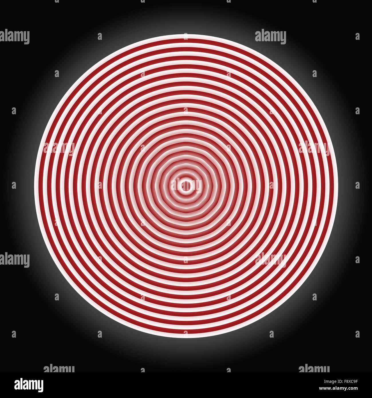 stylized red target Stock Photo - Alamy