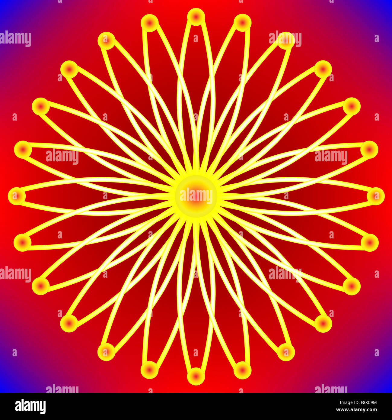 stylized sun background Stock Photo - Alamy