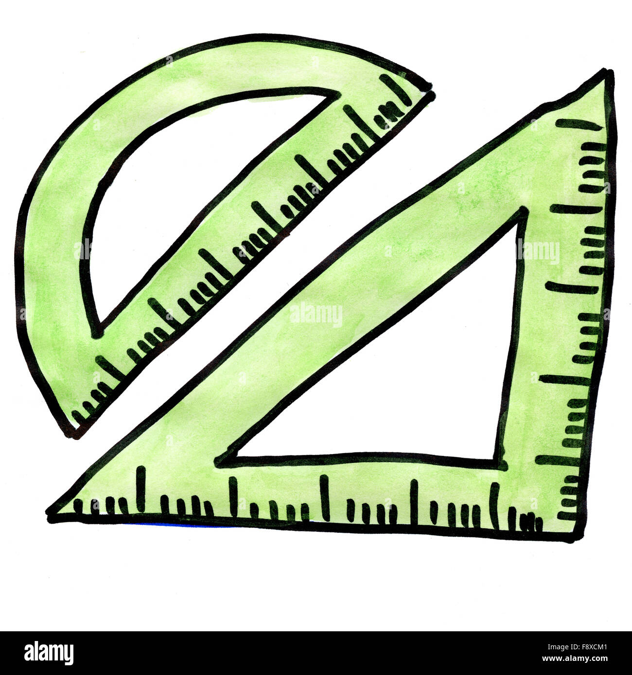 Triangle icon white background Cut Out Stock Images & Pictures - Alamy