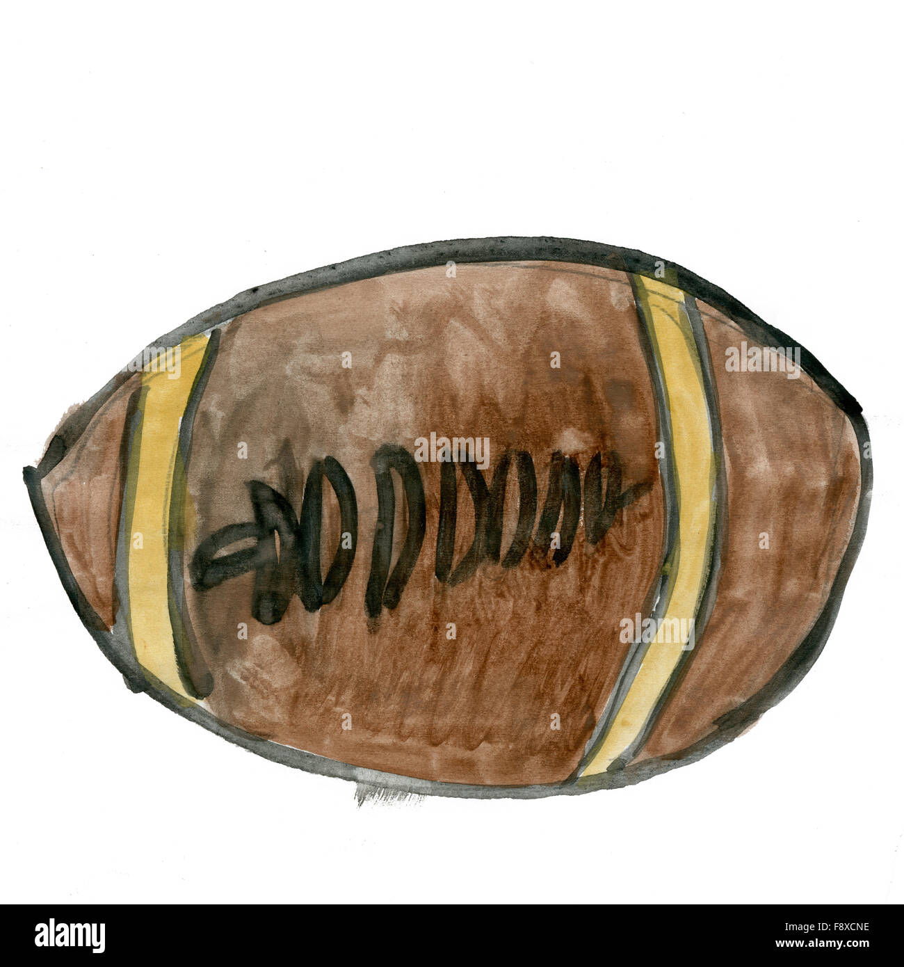 rugby ball isolated on white background Stock Photo - Alamy