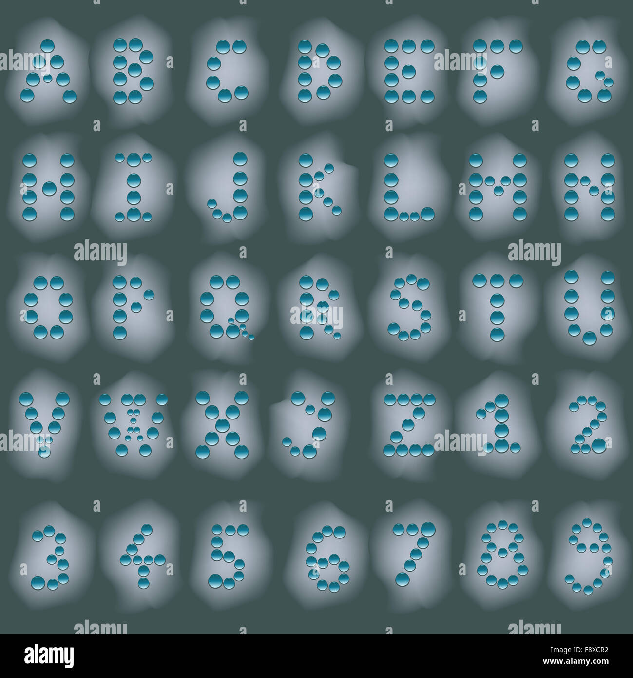 Wet alphabet hi-res stock photography and images - Alamy
