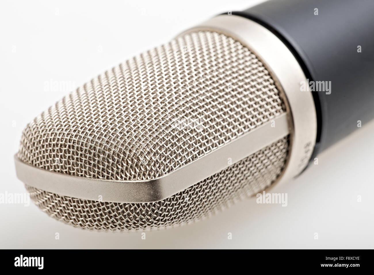 closeup of a studio microphone Stock Photo - Alamy