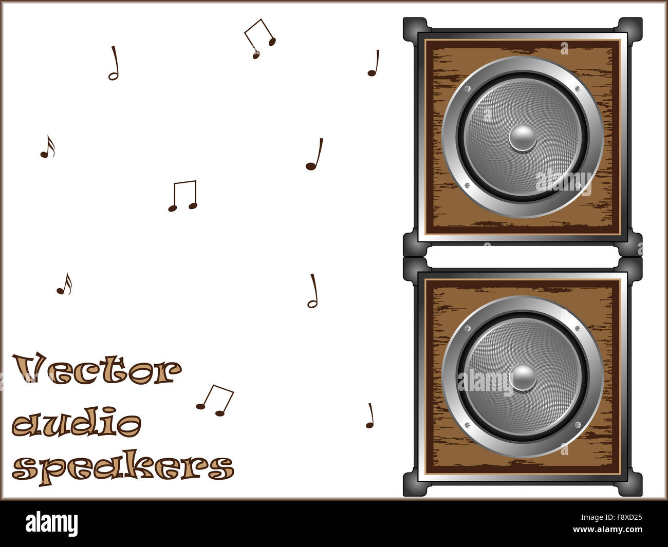 vector audio speakers Stock Photo - Alamy