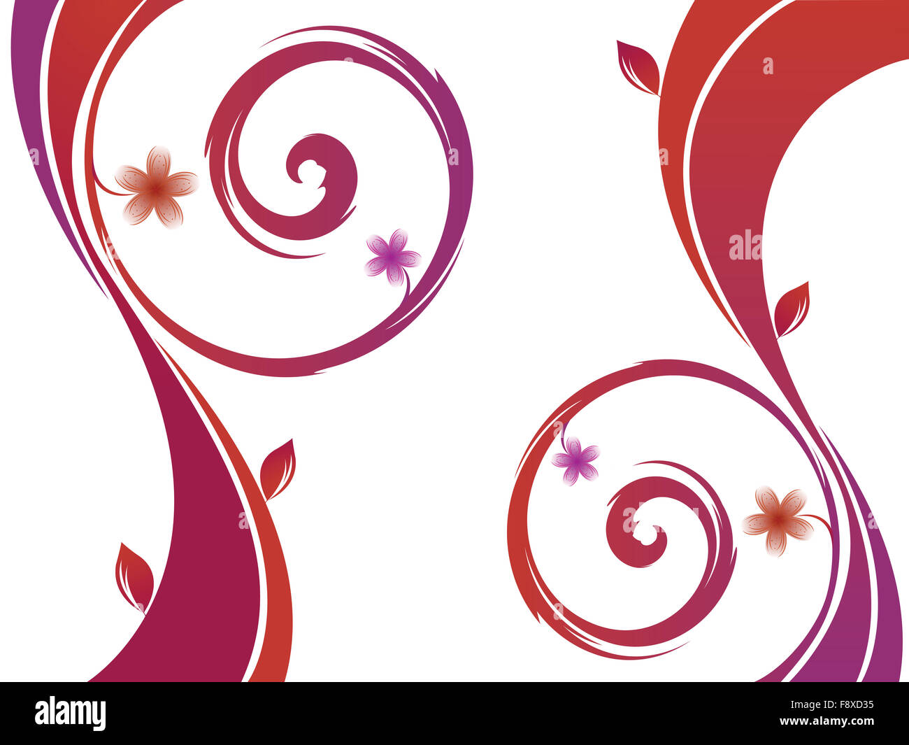vector flower background Stock Photo - Alamy