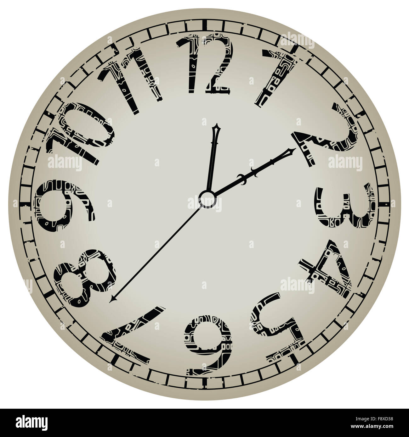 Clockface abstract hi-res stock photography and images - Alamy