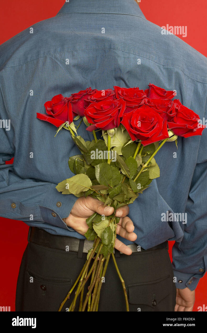 Red Roses for Valentine's Day Stock Photo - Alamy