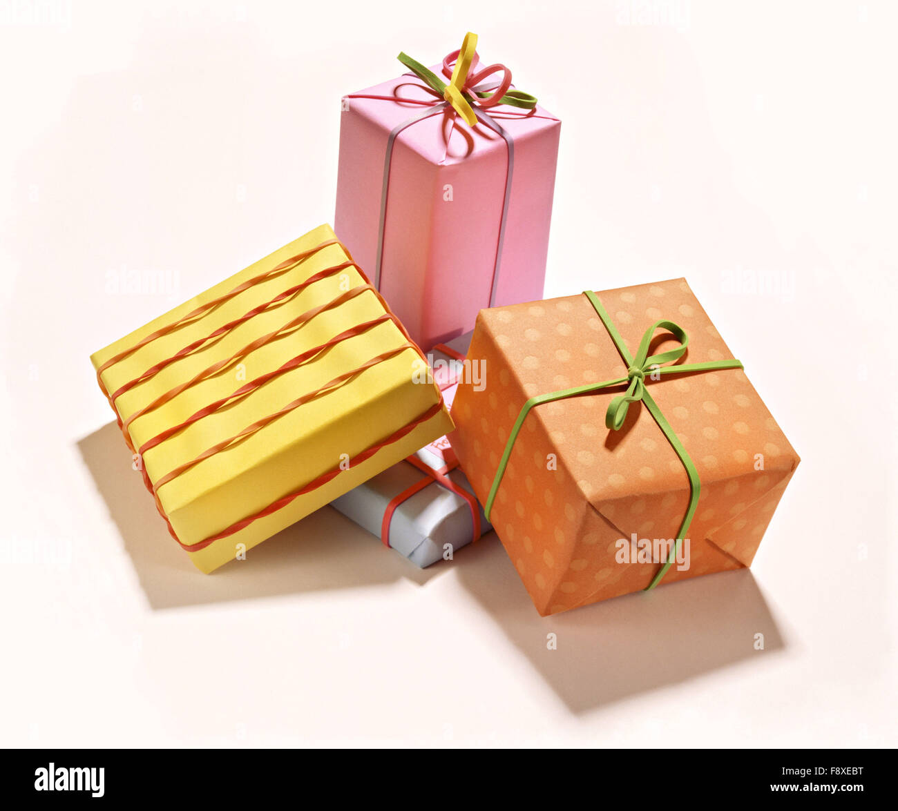 Group of Colorful Presents Stock Photo - Alamy