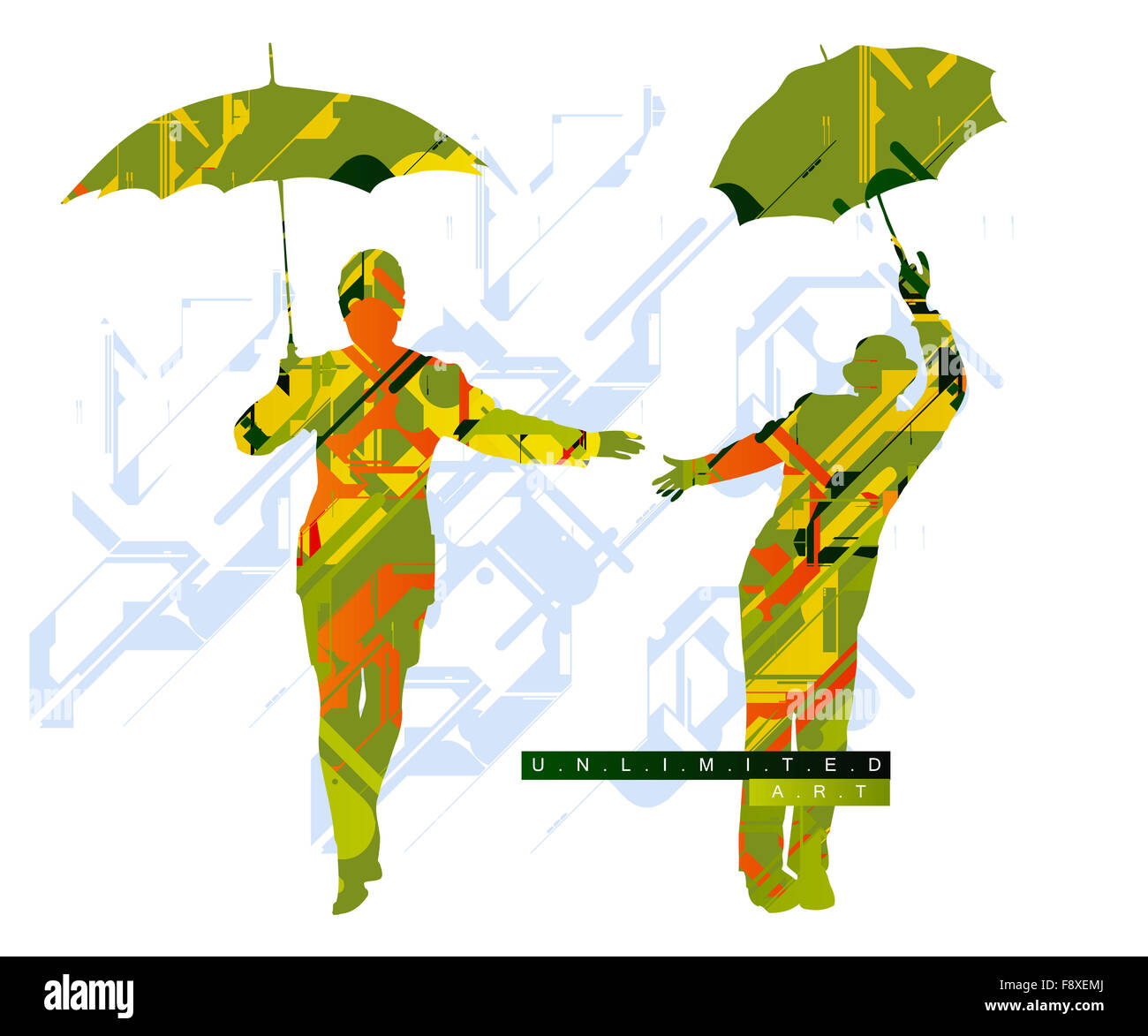 Unlimited Techno Art 12 Stock Photo - Alamy