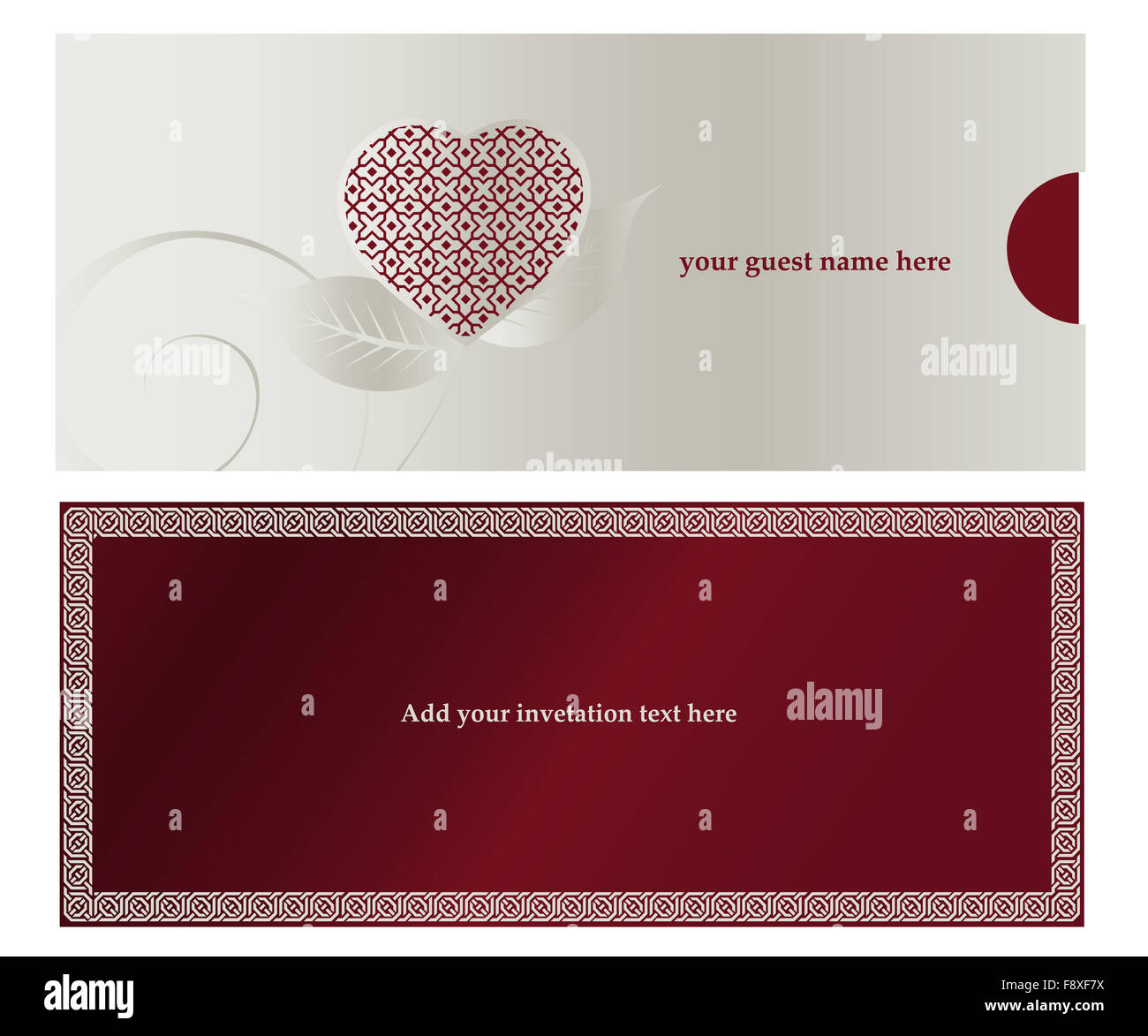 Private invitation Cut Out Stock Images & Pictures - Alamy