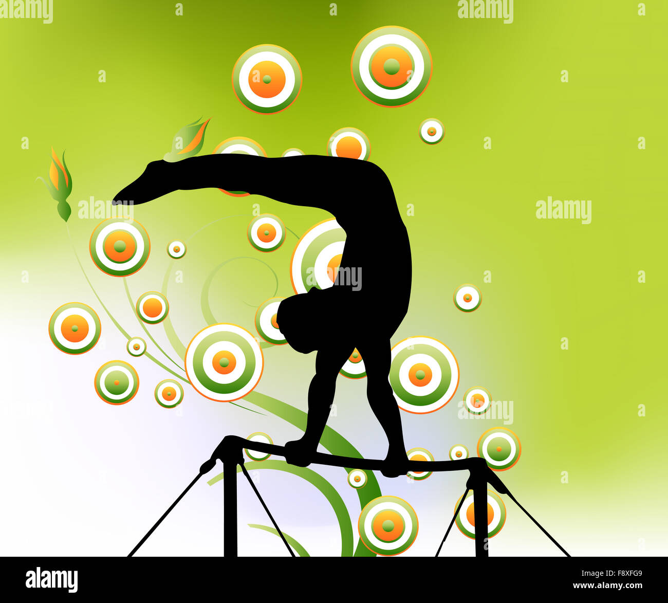 High jump athlete white background hi-res stock photography and images ...