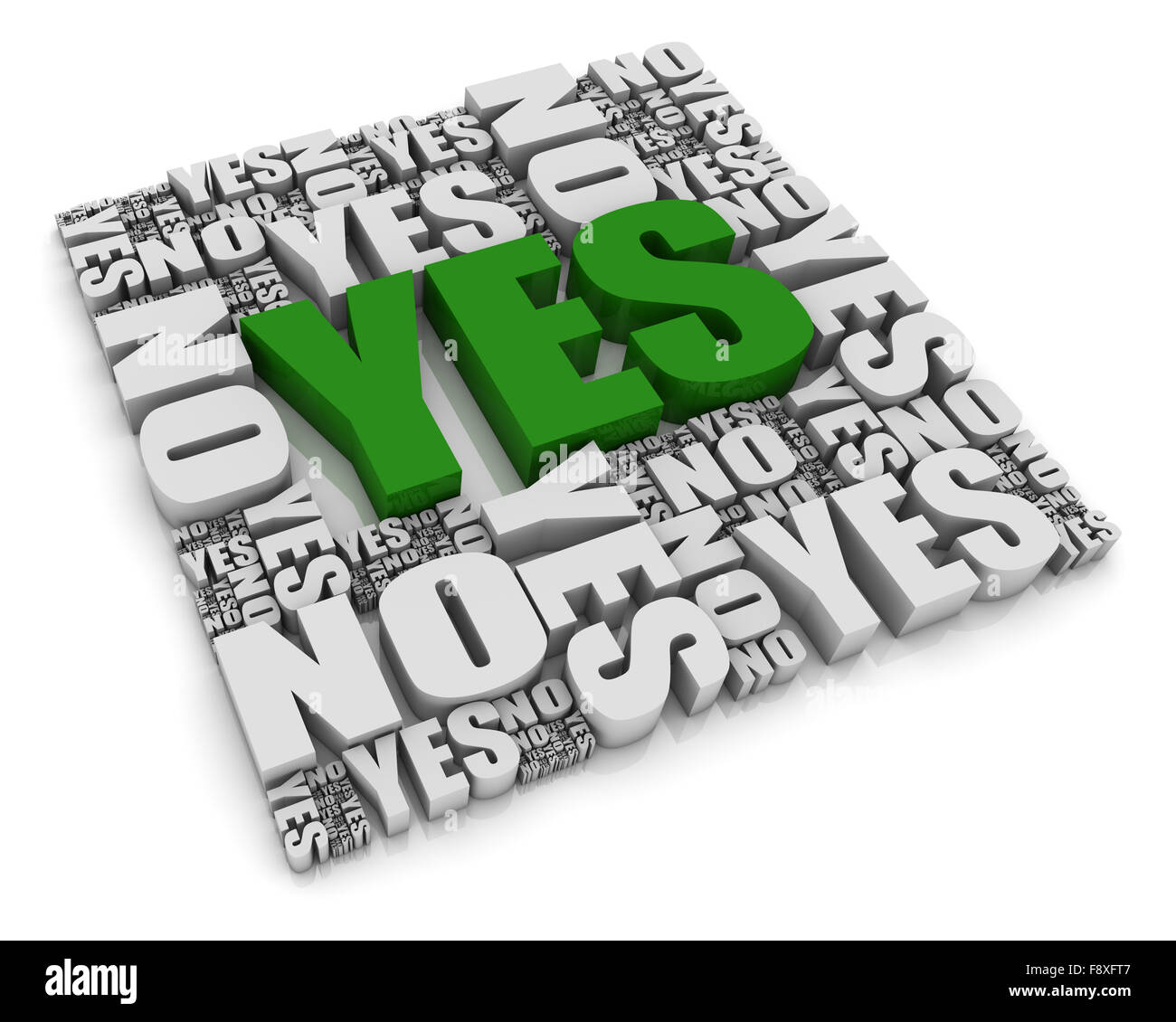 Yes shape hi-res stock photography and images - Alamy