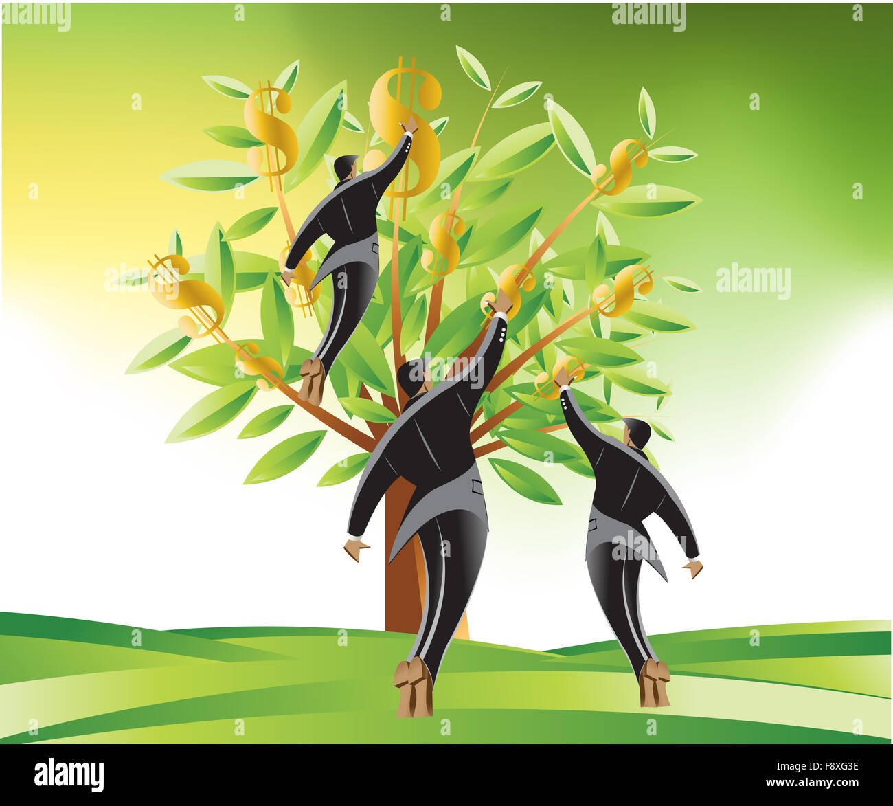 01 Business tree Stock Photo - Alamy