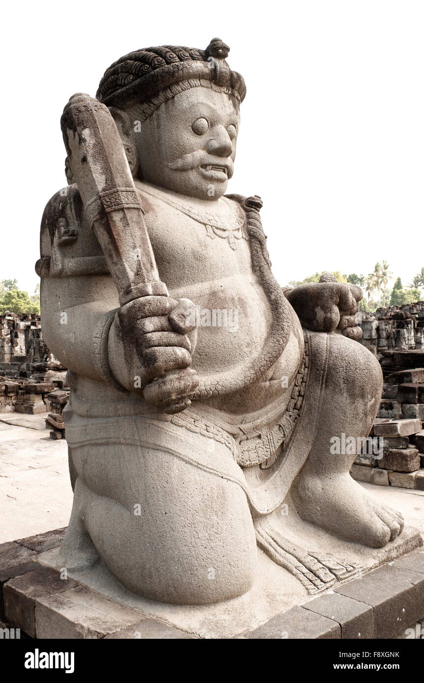 Guardian Hindu statue Stock Photo - Alamy