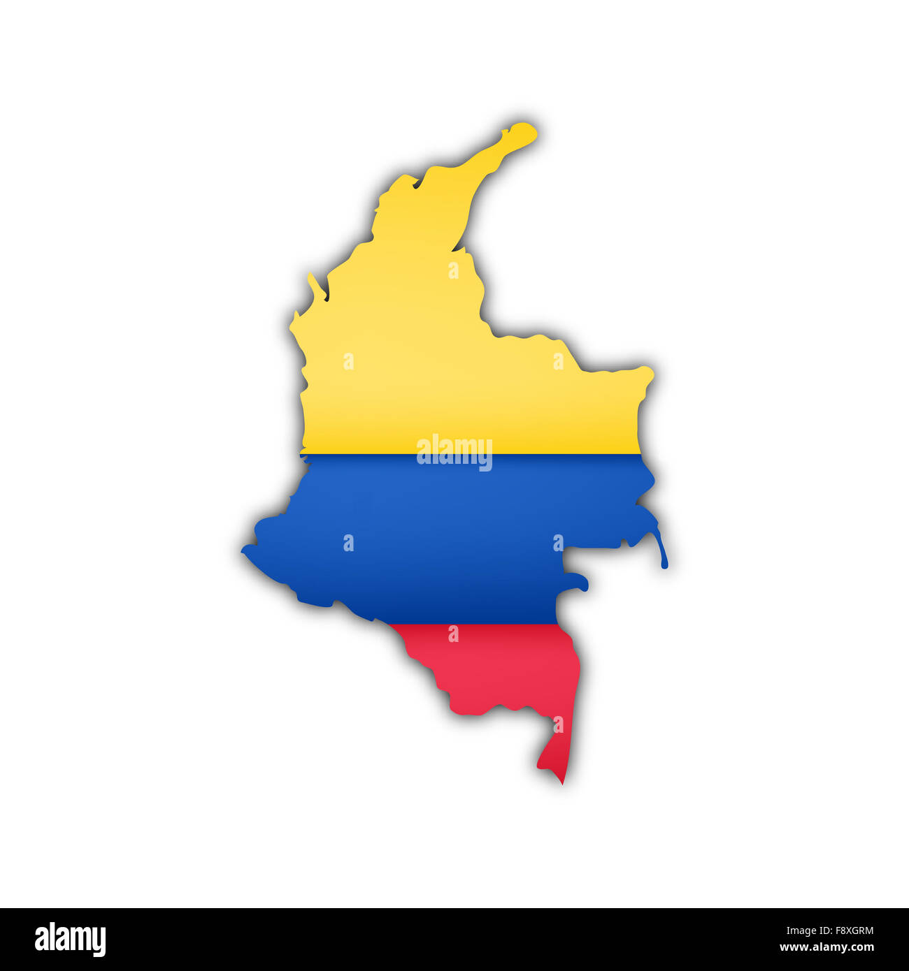Map of columbia map hi-res stock photography and images - Alamy