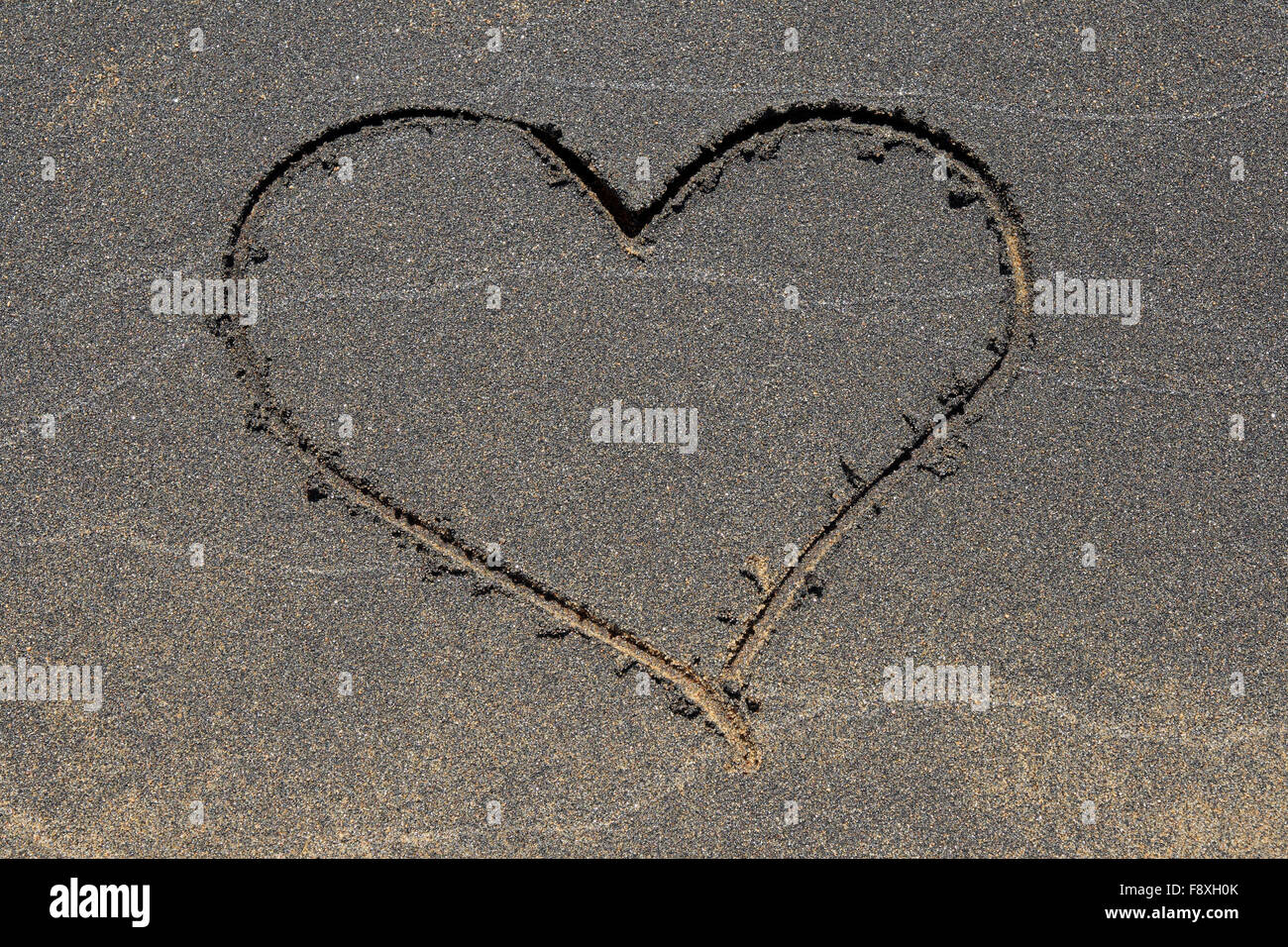 Hand drawing horizontal line in sand hi-res stock photography and ...