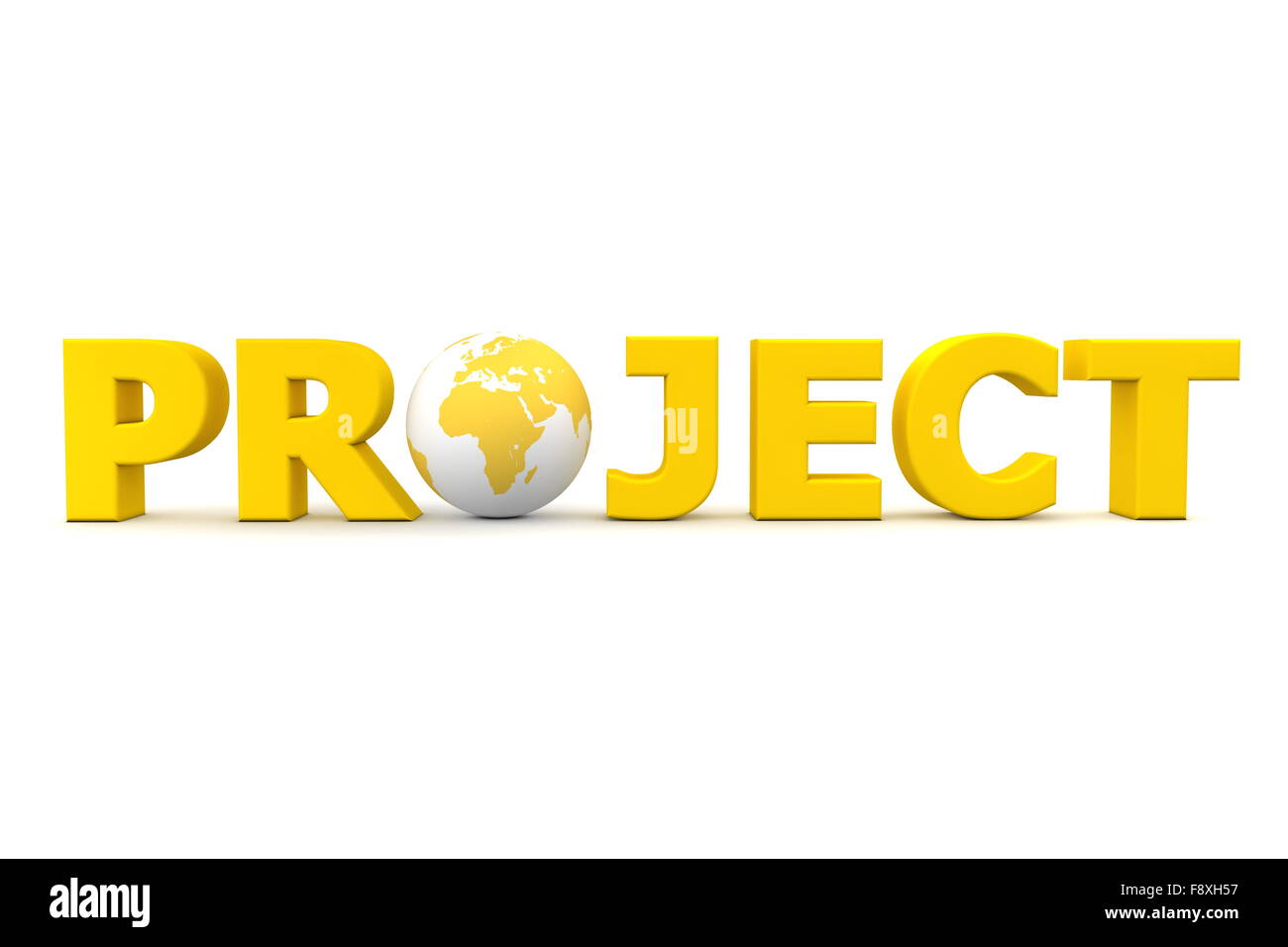 Project World Yellow Stock Photo - Alamy