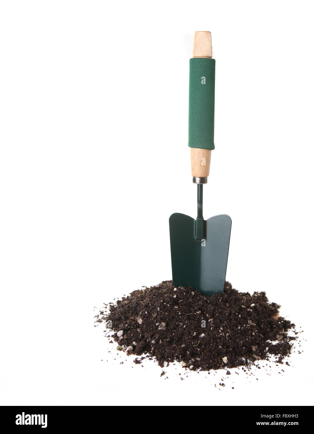 Garden Trowel Tool Standing Upright Stock Photo - Alamy