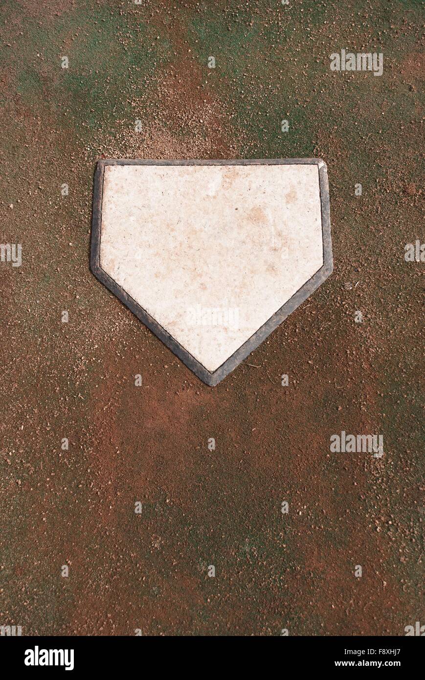 Dirty Home Base Plate Stock Photo - Alamy