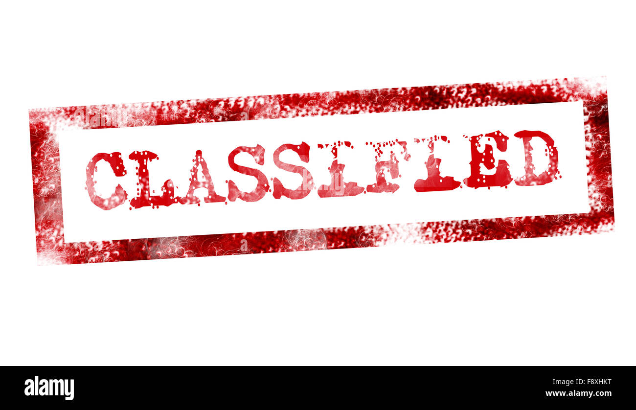 Classified word hi-res stock photography and images - Alamy