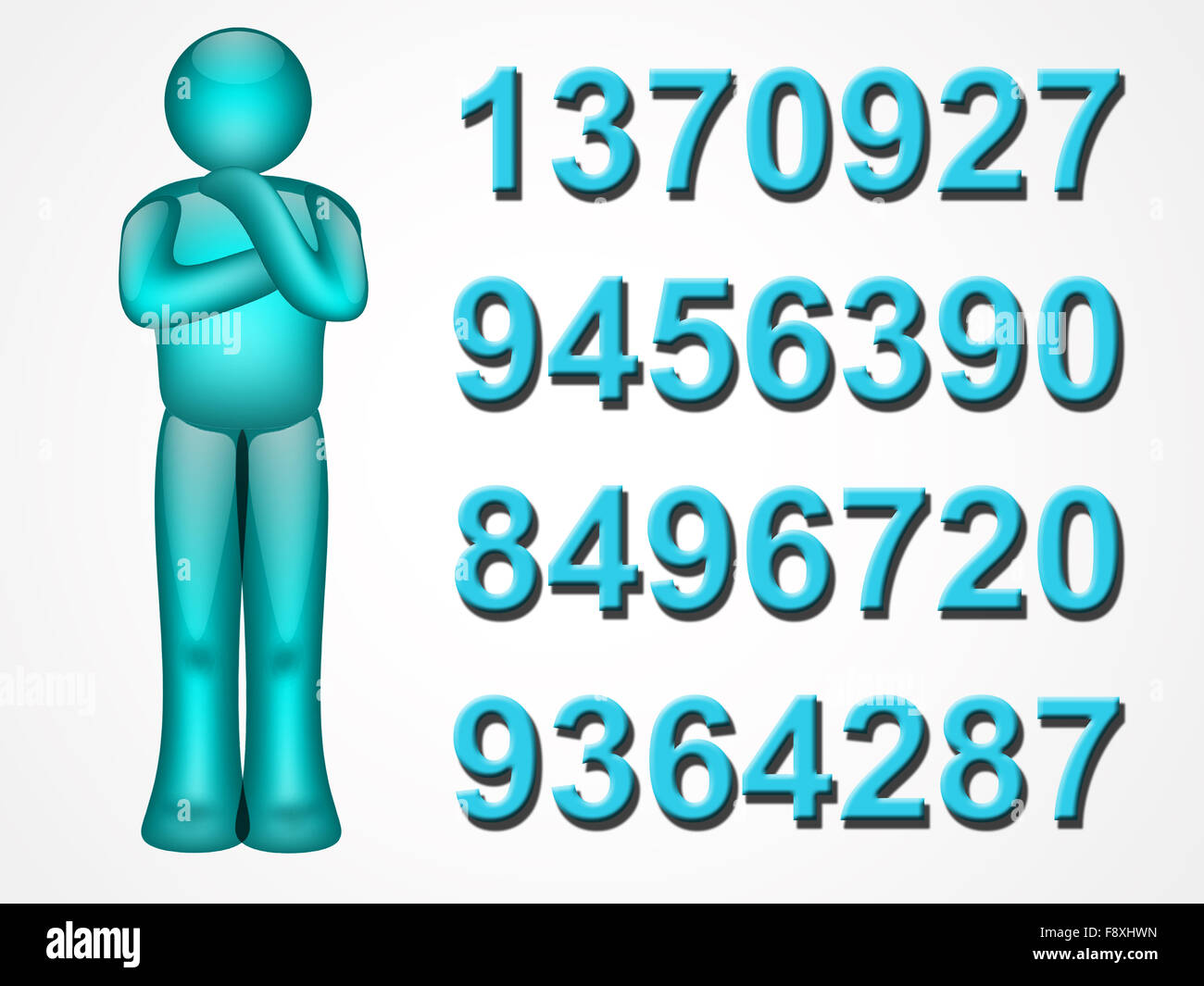 Important numbers hi-res stock photography and images - Alamy