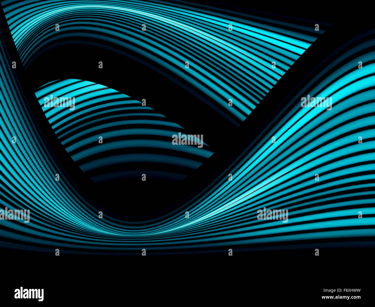 Blue lightning curves hi-res stock photography and images - Alamy