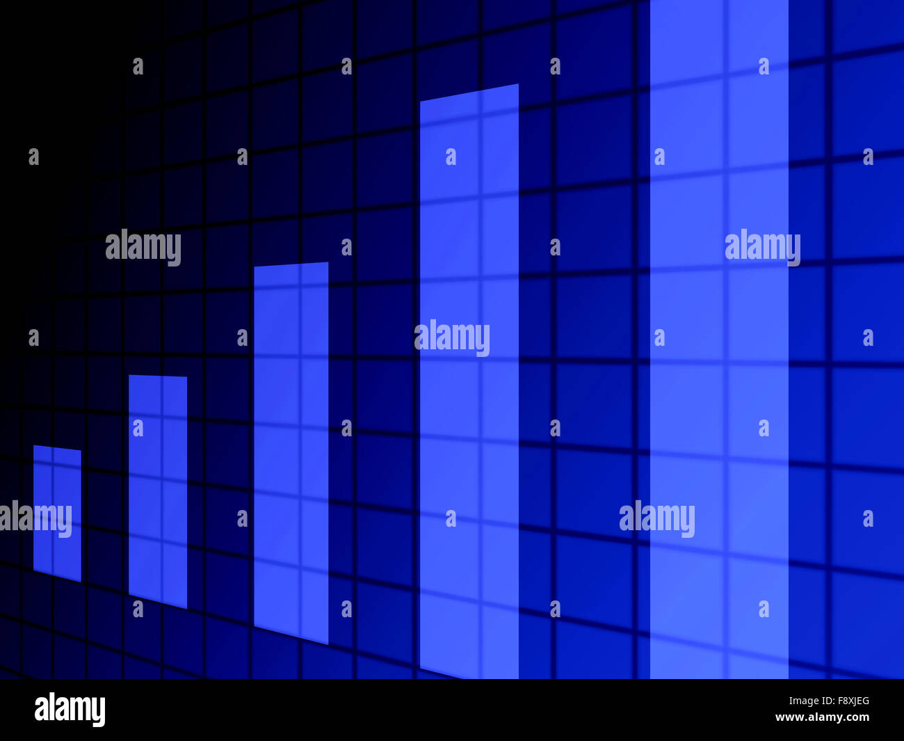 Blue bars hi-res stock photography and images - Alamy