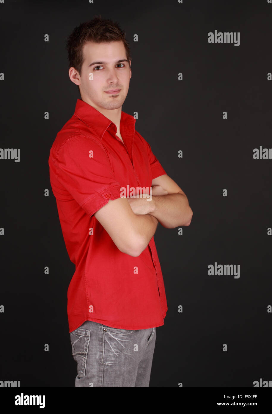 young caucasian man Stock Photo - Alamy