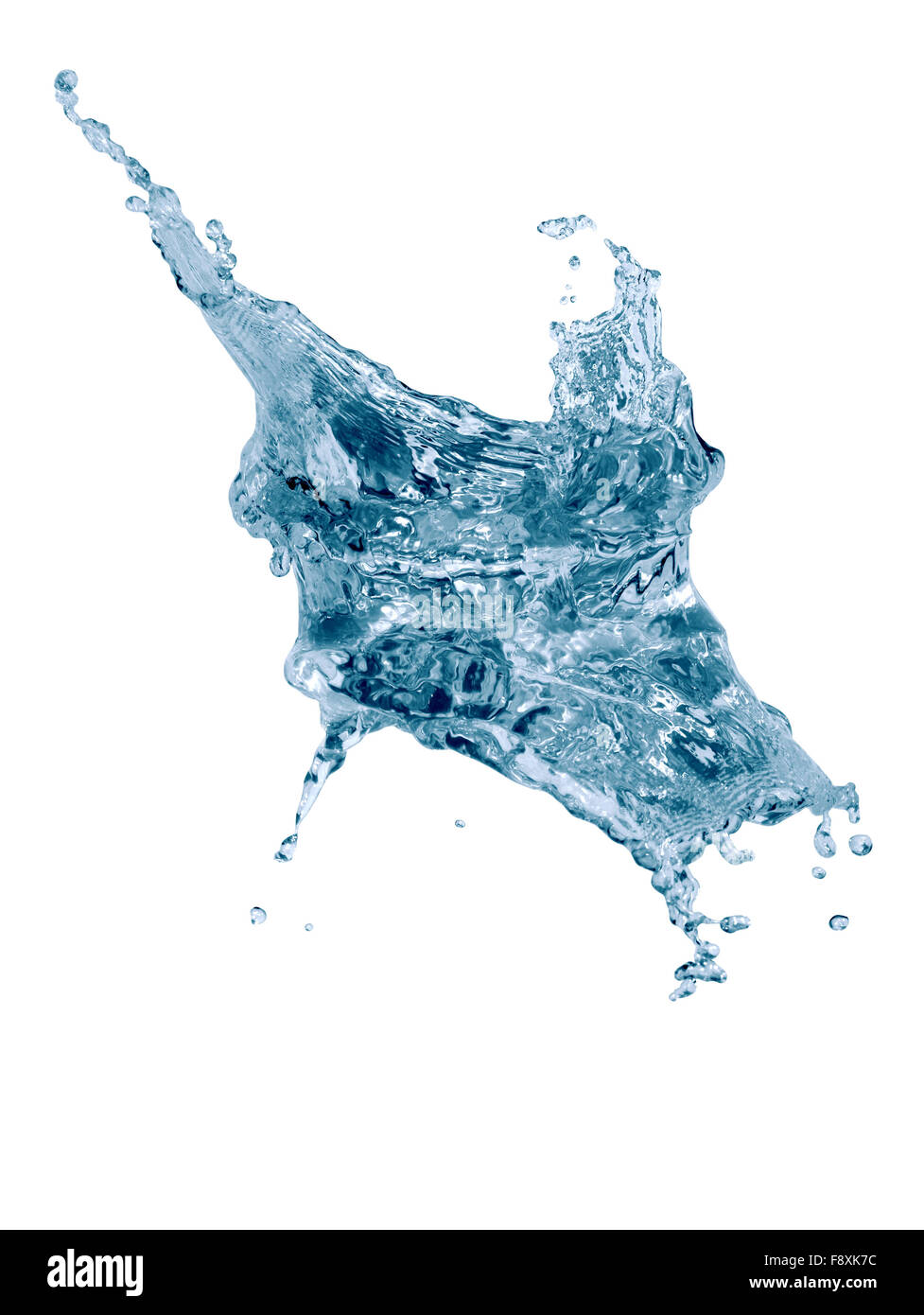 Blue water drop splash Cut Out Stock Images & Pictures - Alamy