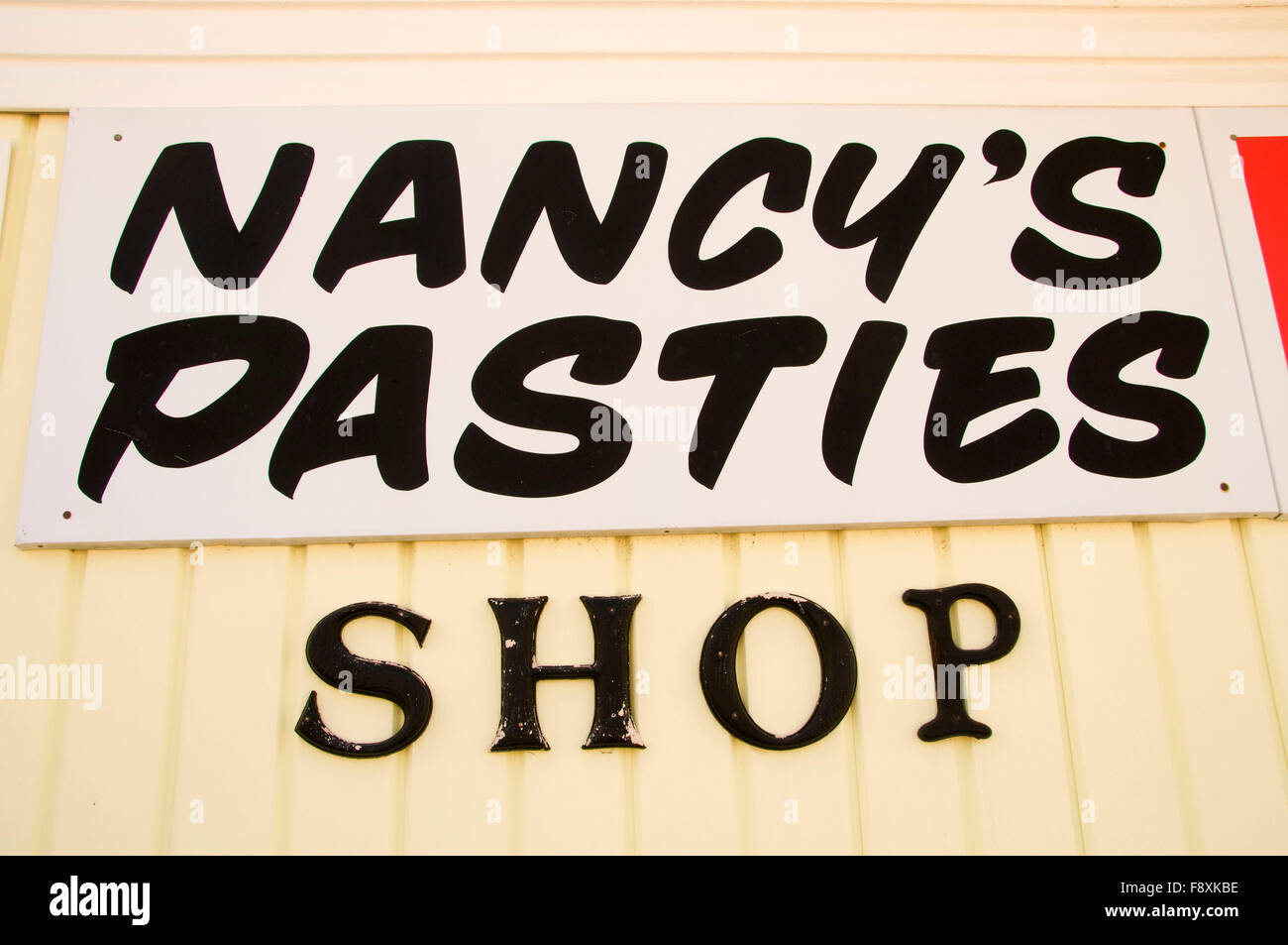 Pasty shop sign, Butte, Montana Stock Photo - Alamy