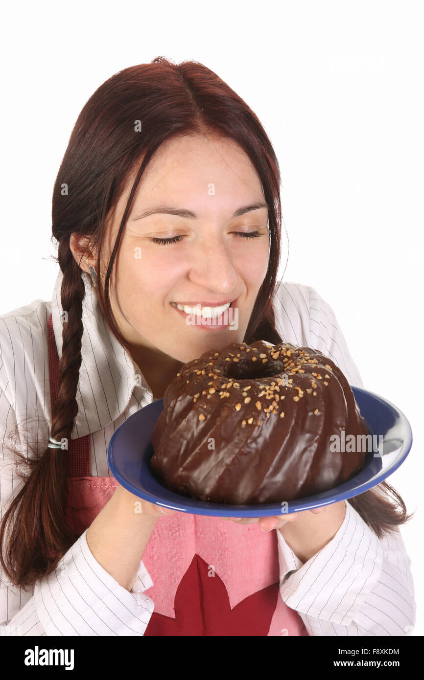 Person smelling cake hi-res stock photography and images - Alamy