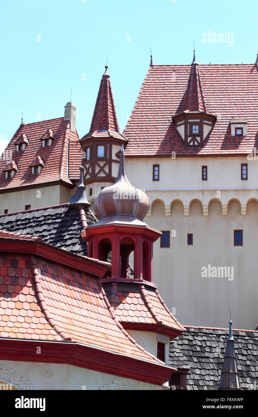European traditional building structure Stock Photo - Alamy