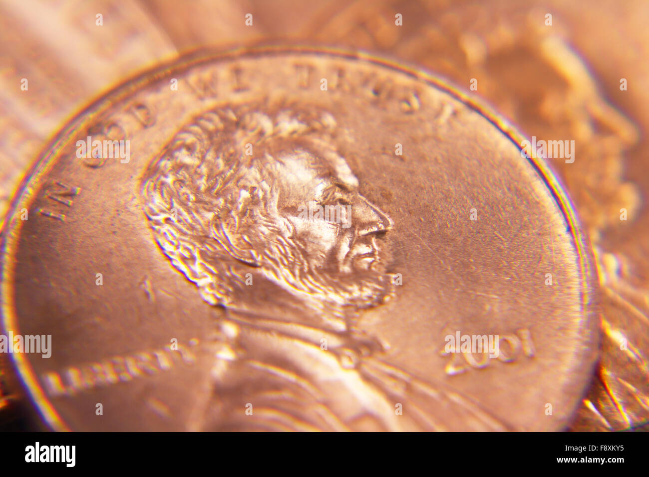 Abraham lincoln penny portrait hi-res stock photography and images - Alamy