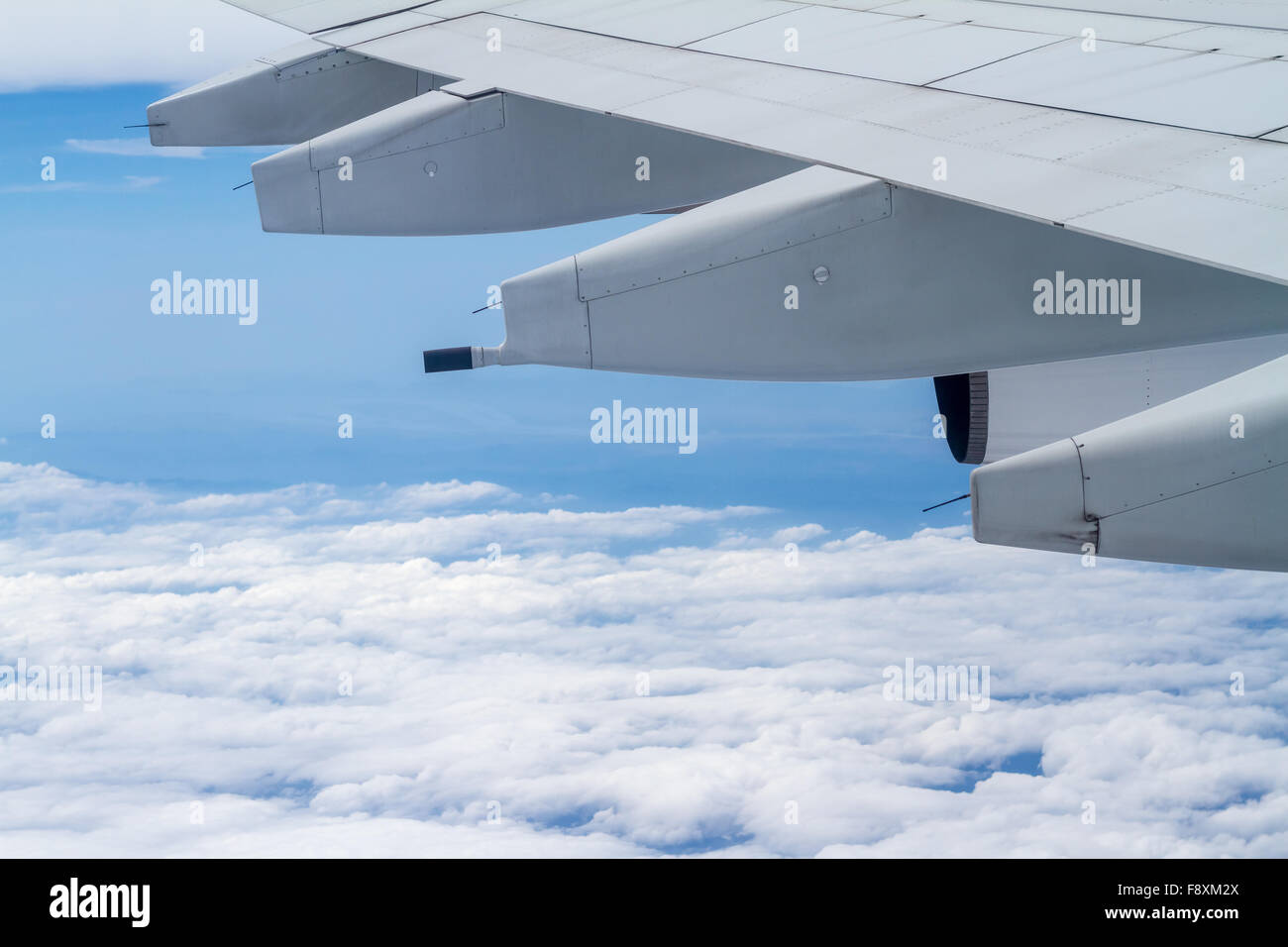 Aircraft wing jet engine hi-res stock photography and images - Alamy
