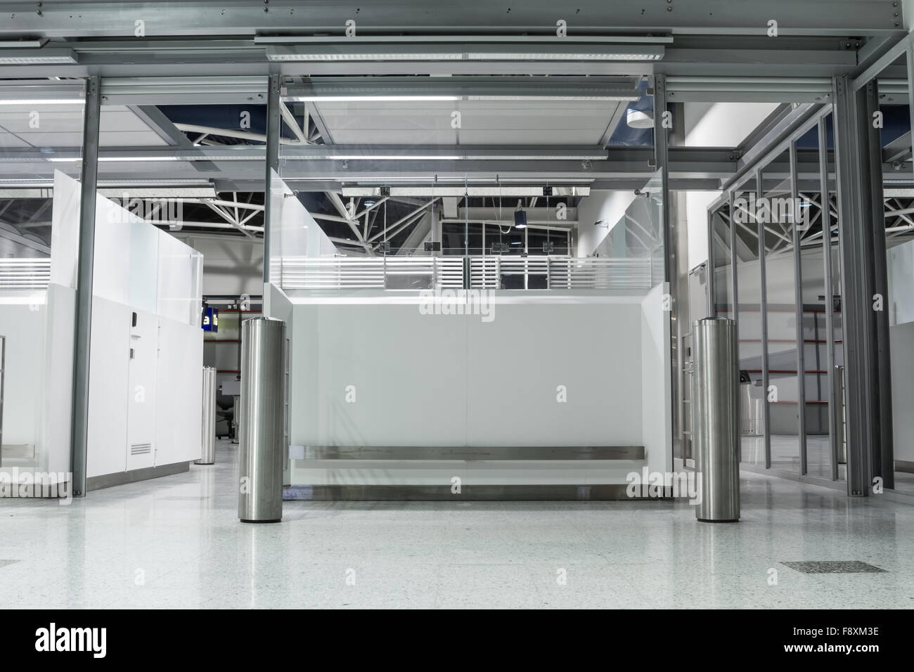 an information desk in the airport on the first floor Stock Photo - Alamy